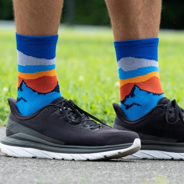 Motivational Running Mid-Calf Socks | Knee-High Running Socks | Gone ...