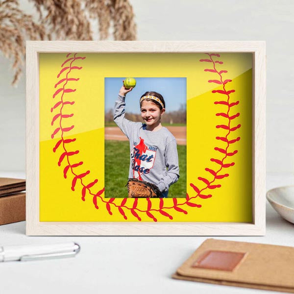 Softball Picture Frames | Softball Shadow Box Frames | ChalkTalkSPORTS