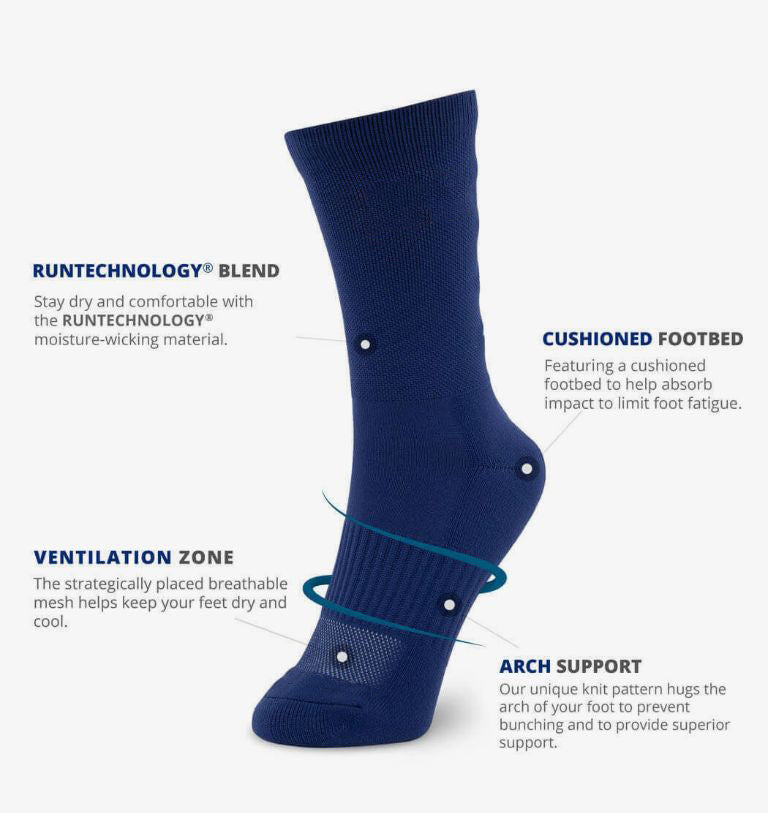 Socrates® Mid-Calf Performance Socks - You're Awesome | Gone For a Run