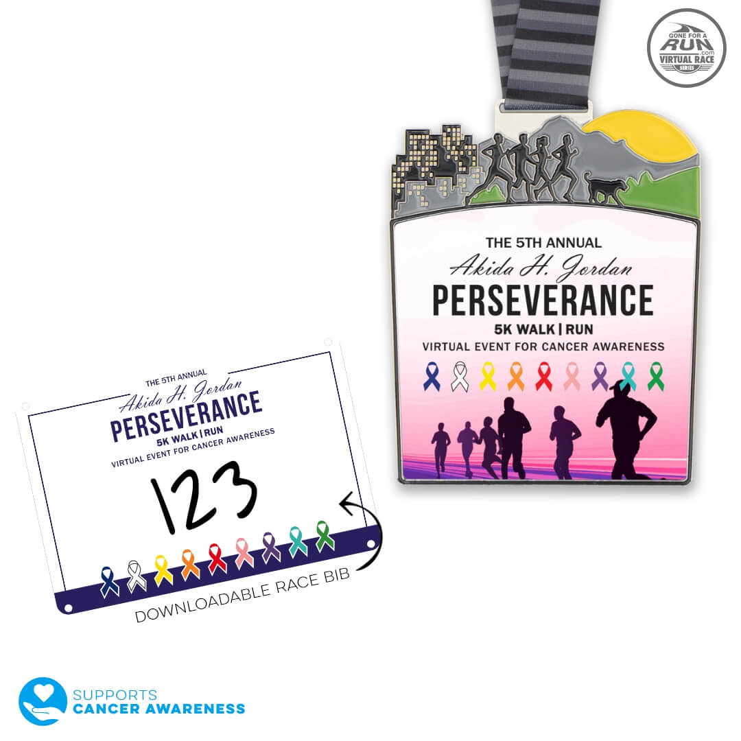 Virtual Race - 5th Annual Akida H. Jordan Perseverance 5K (2022) | Gone ...