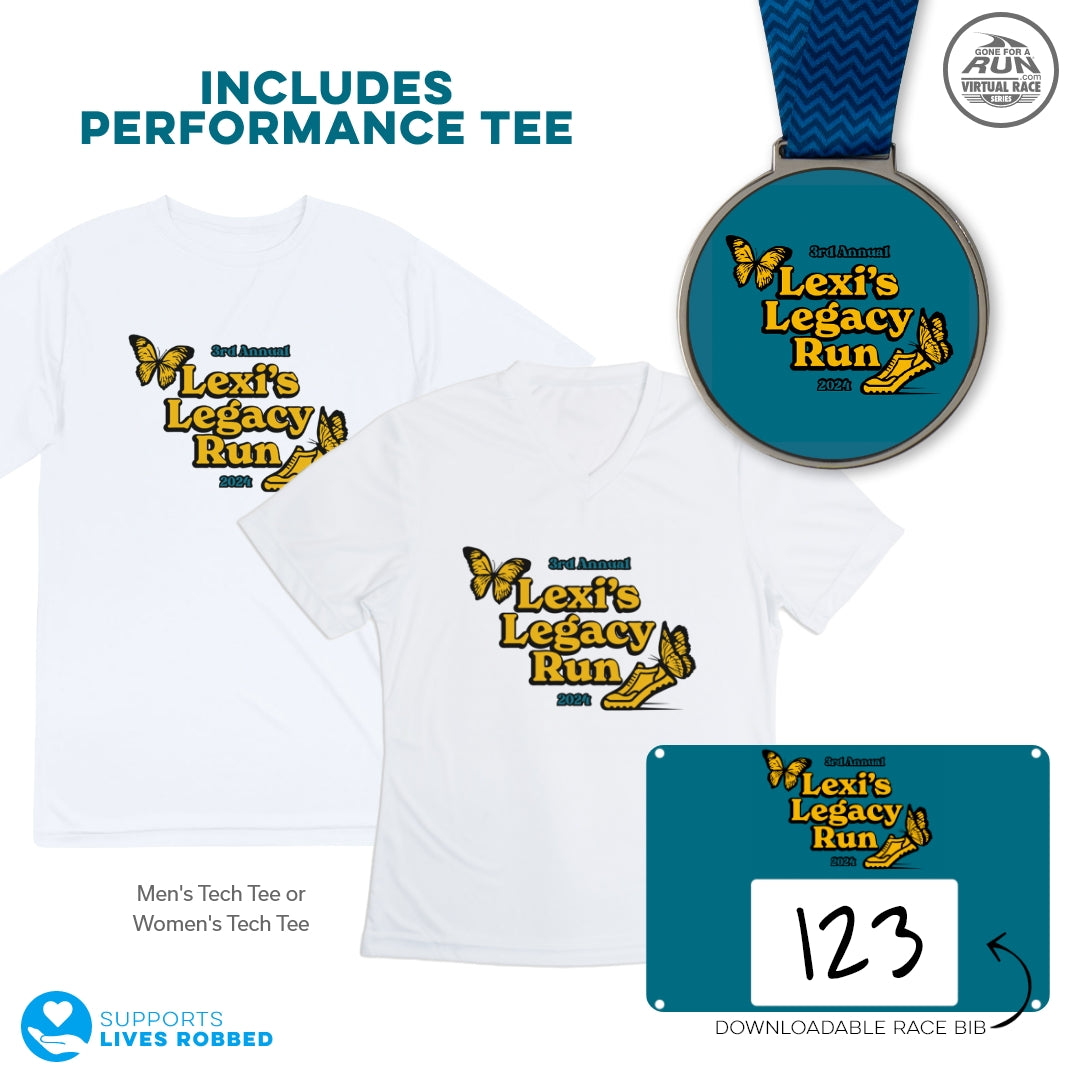 Virtual Race - 3rd Annual Lexi's Legacy Run (2024) | Gone For a Run
