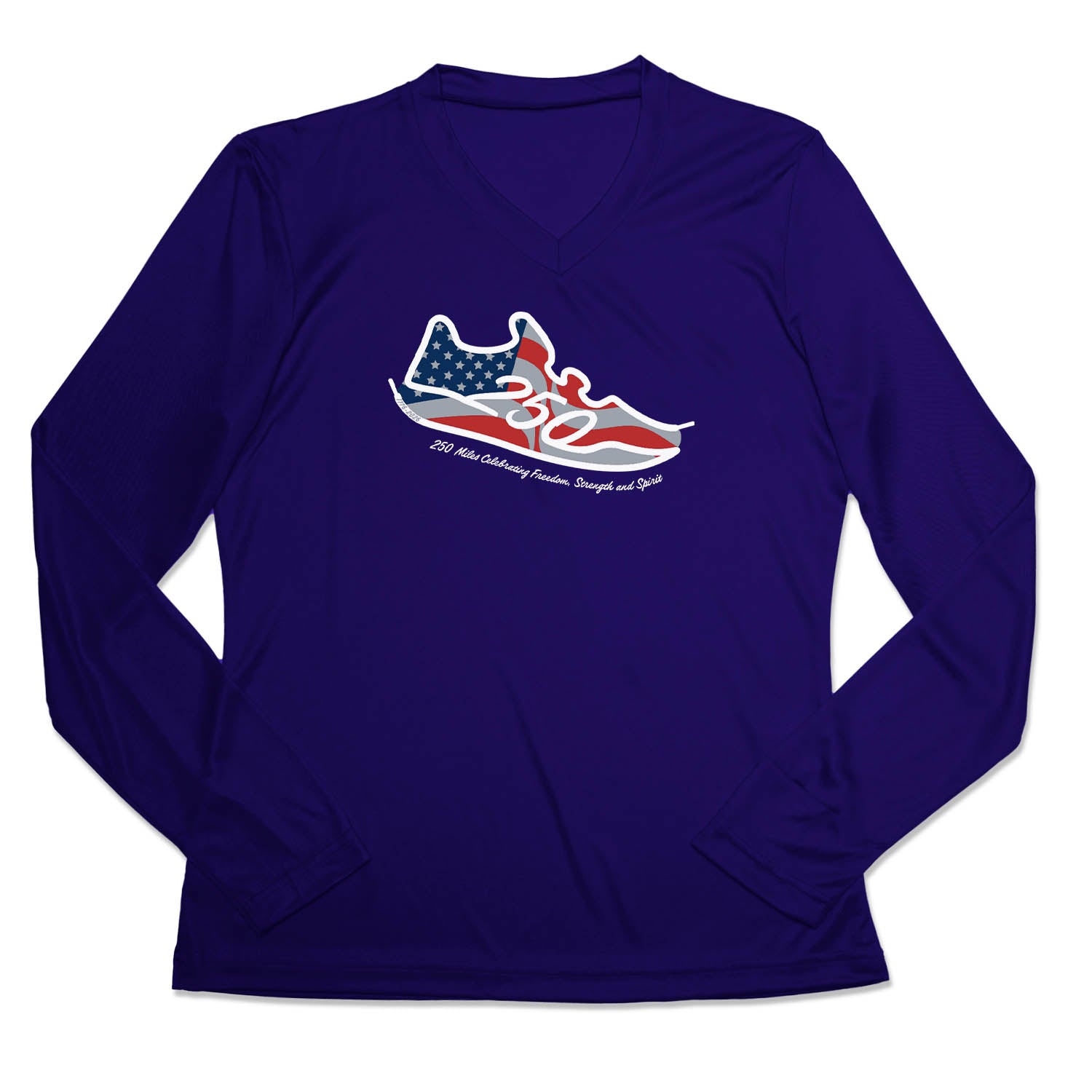 Women's Long Sleeve Tech Tee - 250 Mile Challenge