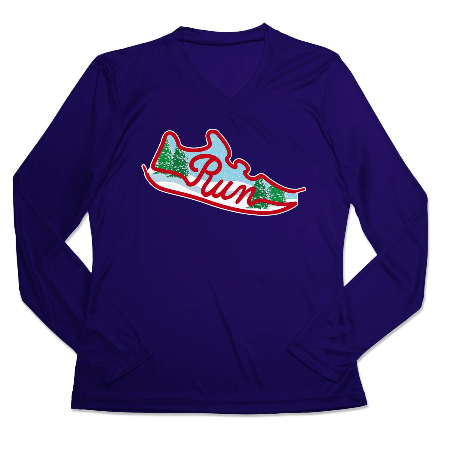 GFAR Women's Long Sleeve Tech Tee - Winter Run Shoe