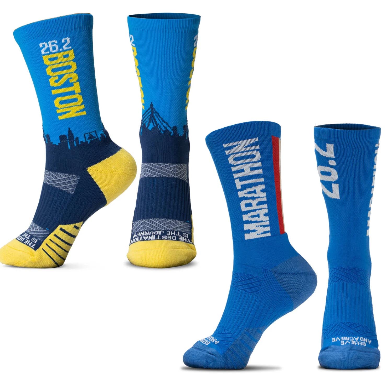 Socrates® Mid-Calf Performance Sock Set - Boston Runner | Gone For a Run