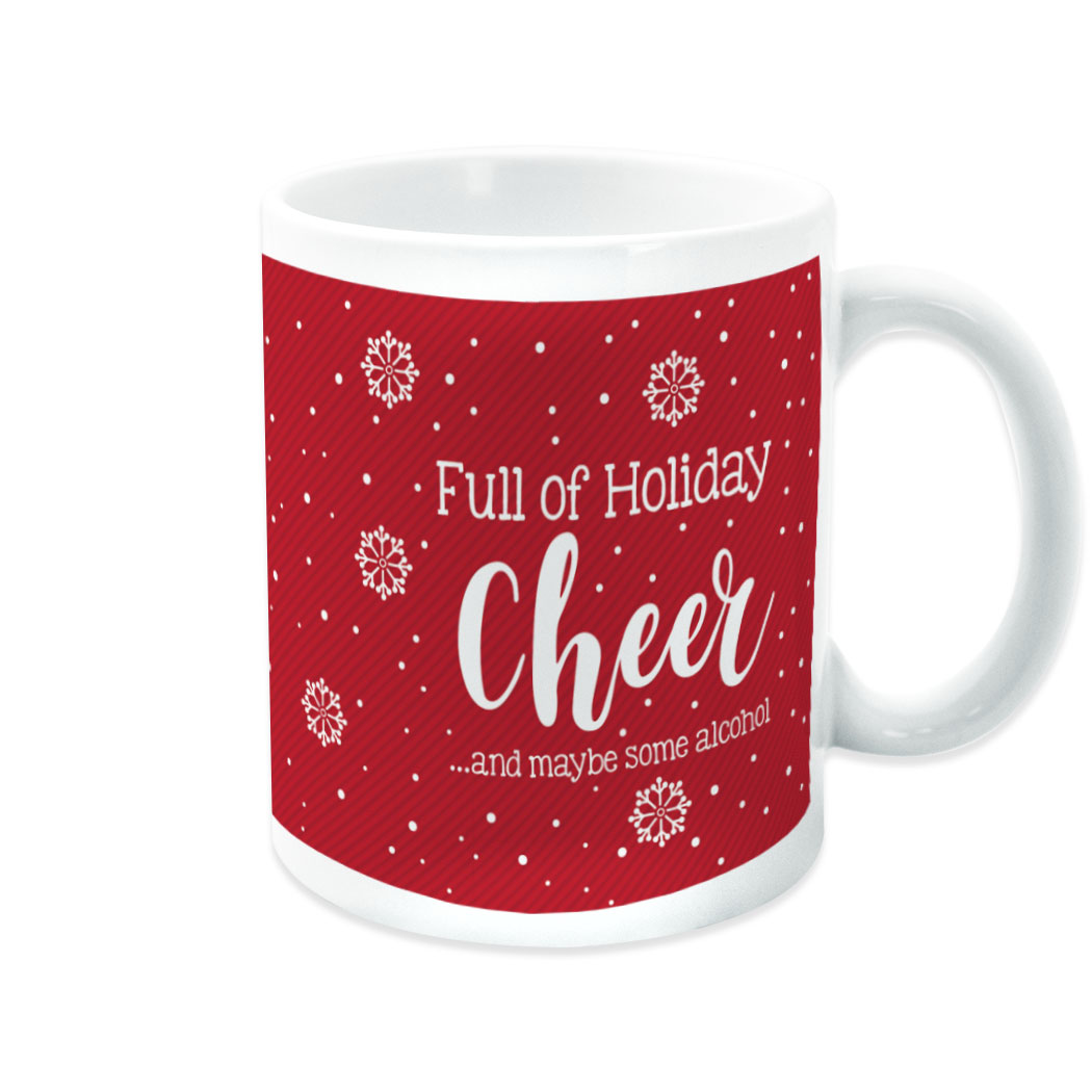 Coffee Mug Full Of Holiday Cheer Chalktalksports